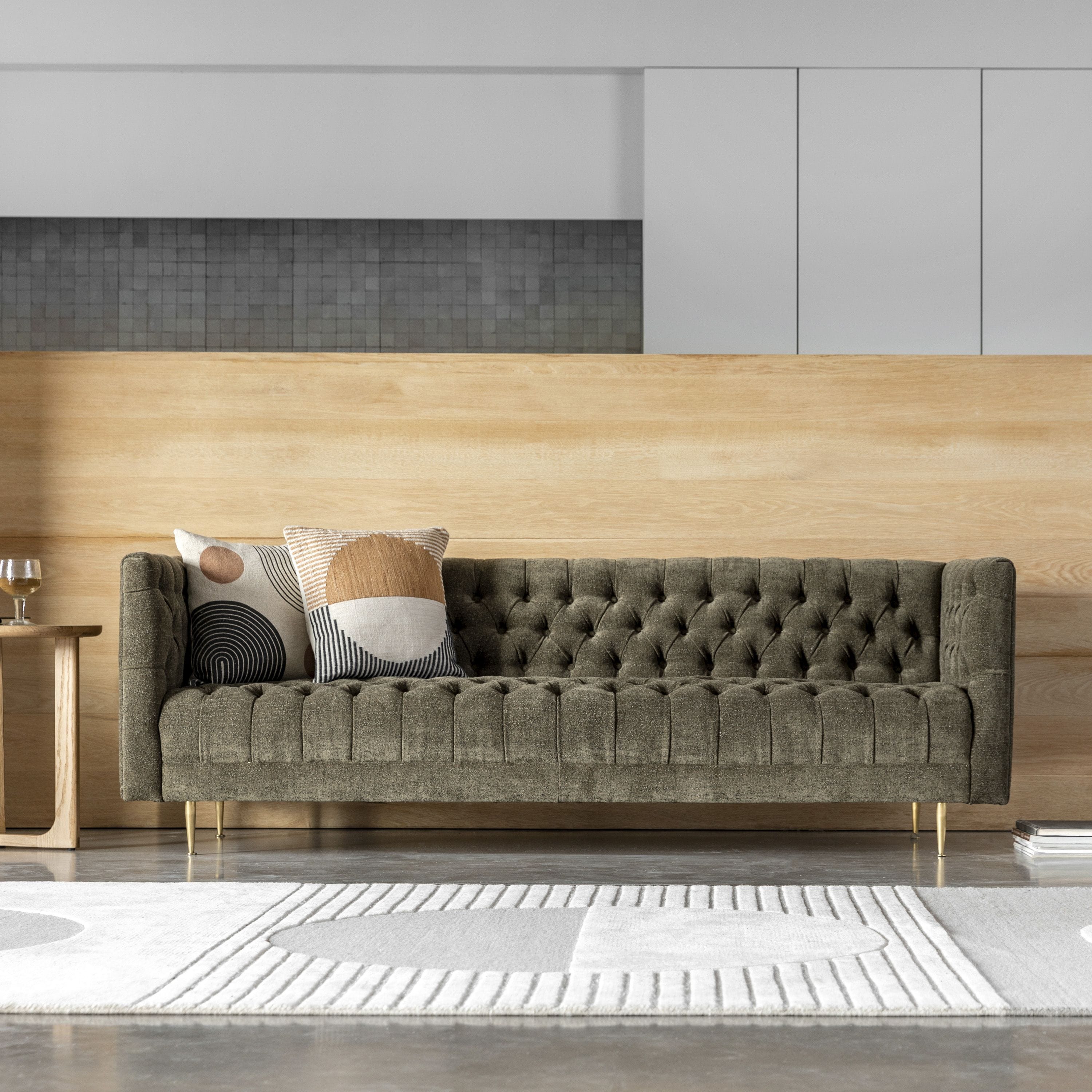 Dalton Sofa Moss Green – House of Isabella UK