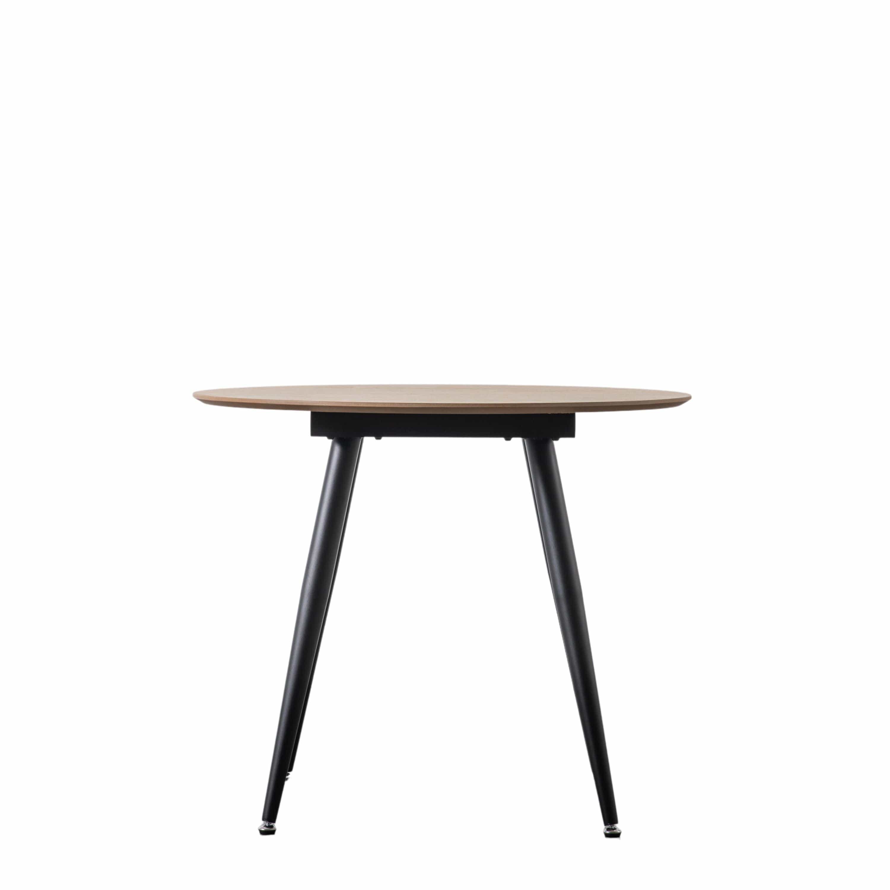 Askett Round Dining Table Oak 900x900x750mm – House of Isabella UK