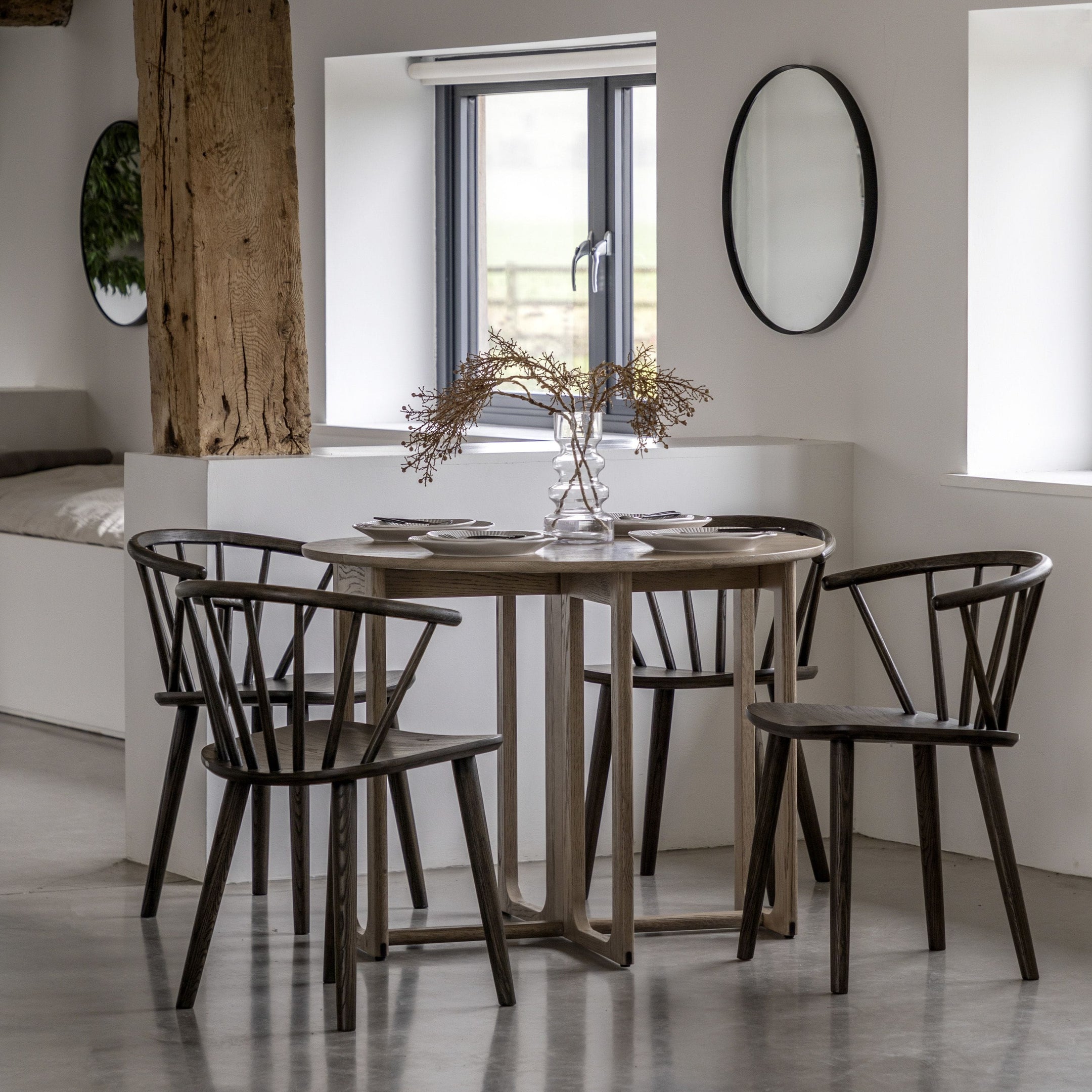Craft Folding Dining Table Smoked – House of Isabella UK