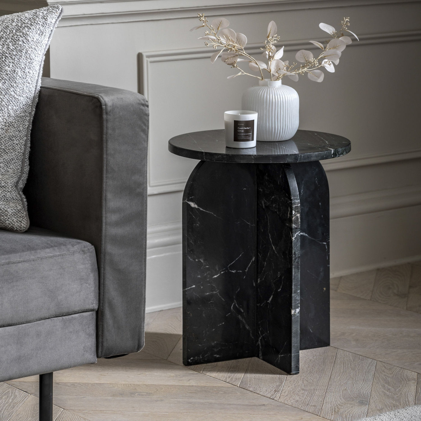 Bodhi Living Amalfi Side Table Black House of Isabella UK
