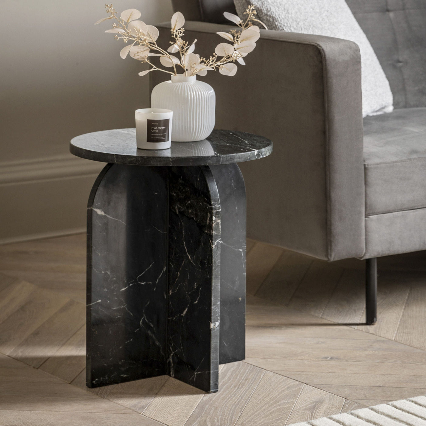 Bodhi Living Amalfi Side Table Black House of Isabella UK