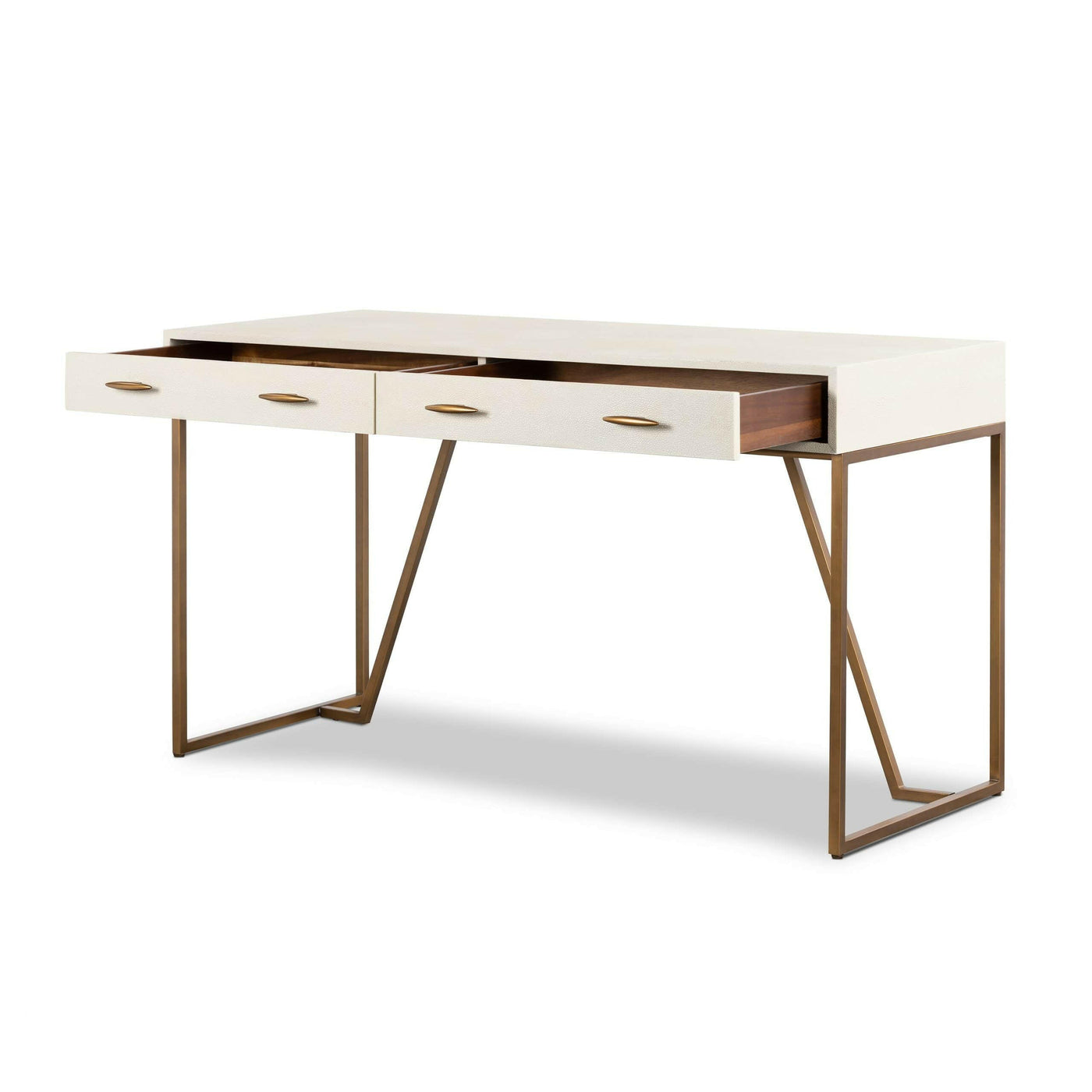 Hampton Desk - Ivory Shagreen– House of Isabella UK