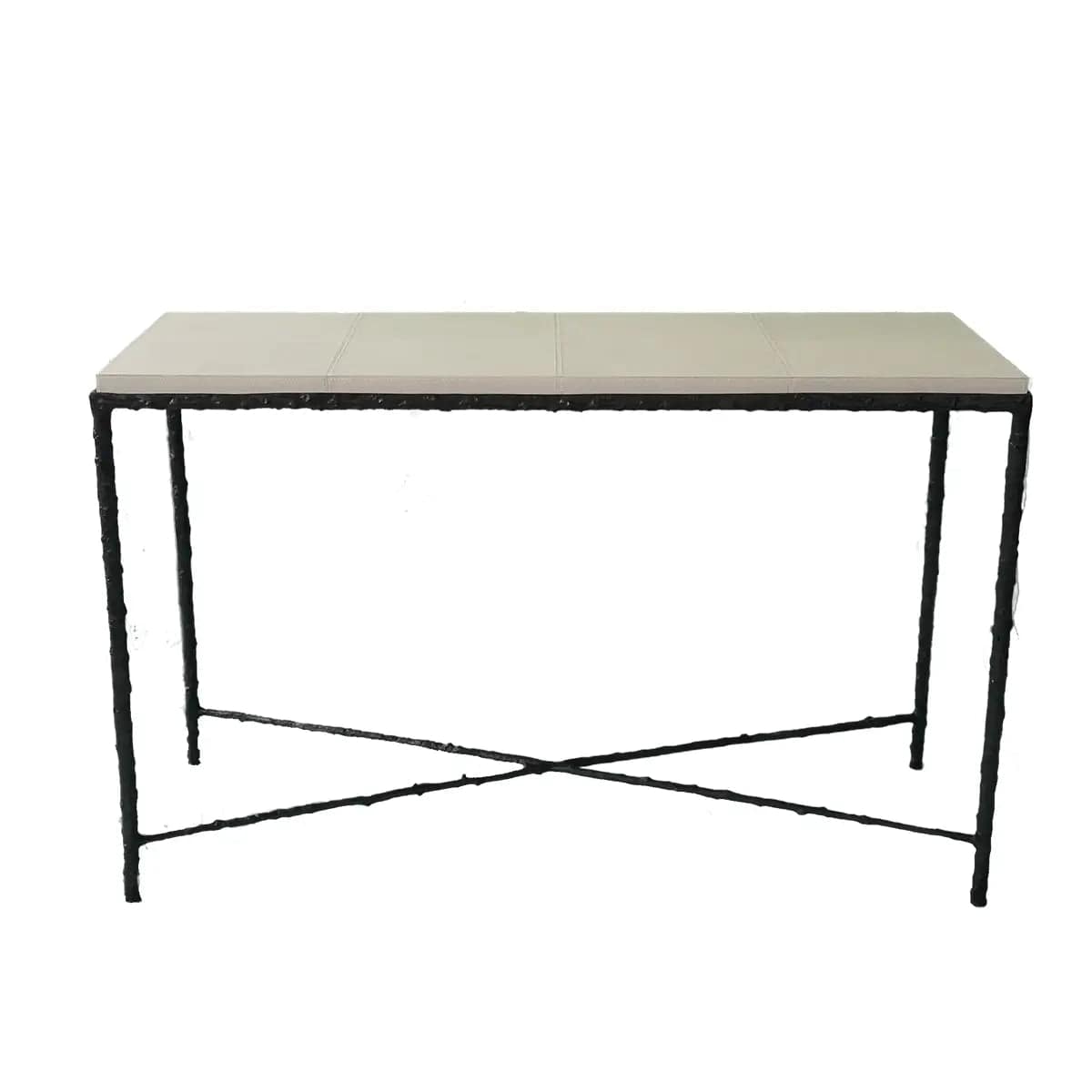 Arun Console Bronze Nera Pumice Leather – House of Isabella UK
