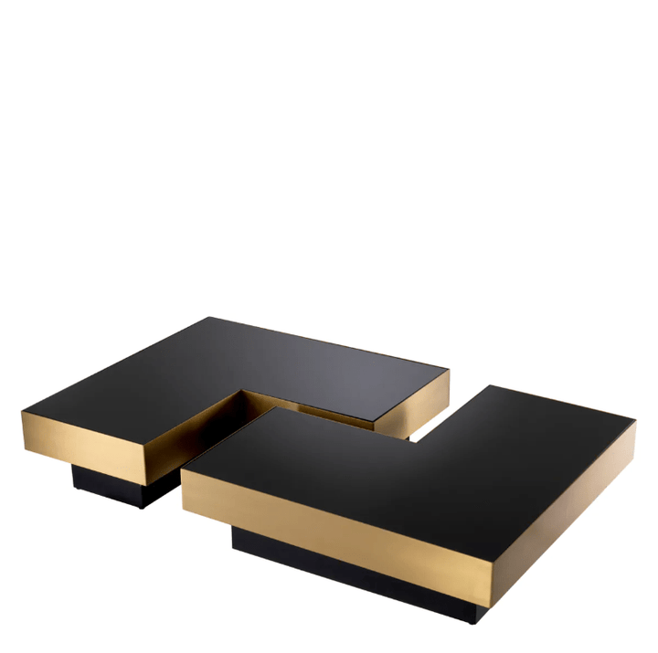 Coffee Table Nio Set Of 4 Brass – House of Isabella UK