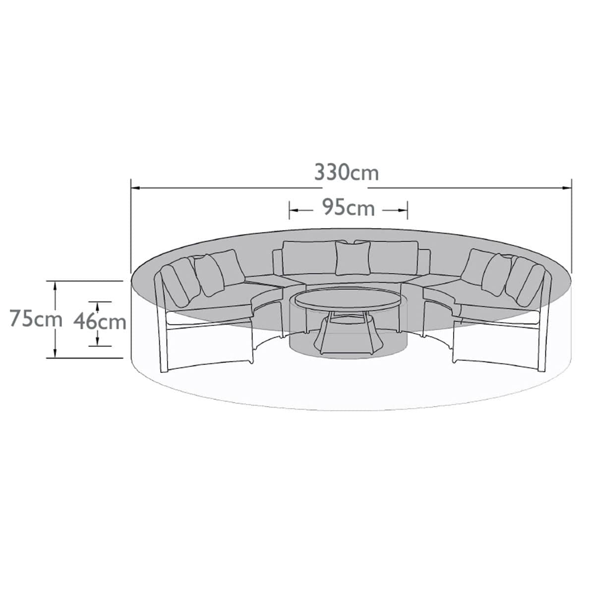 Outdoor Cover for Half Moon Set – House of Isabella UK