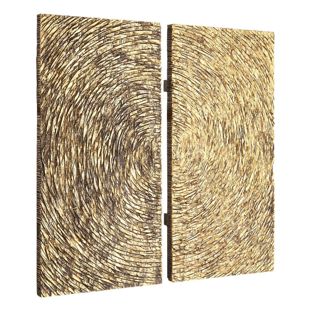 Modello Wood Carving Gold Finish Wall Art– House of Isabella UK