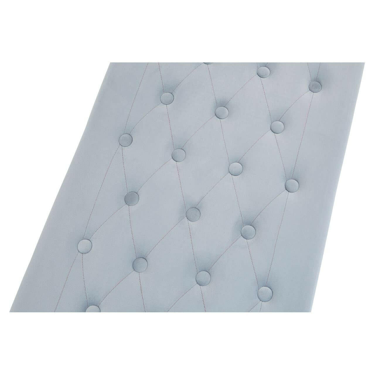 Allure Powder Grey Tufted Bench– House of Isabella UK