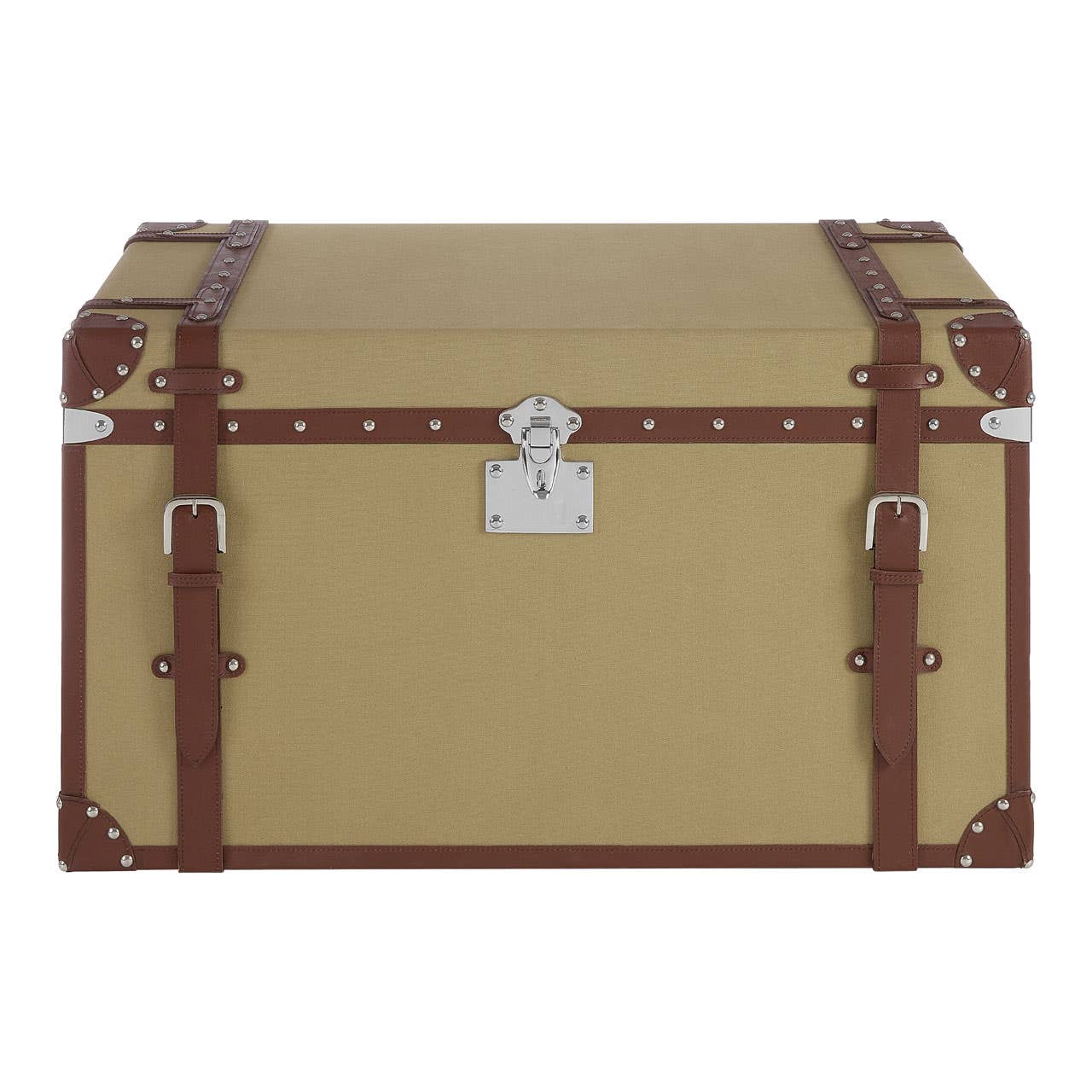 Columbus Large Canvas Storage Trunk – House of Isabella UK
