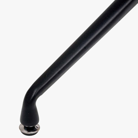 Rosolini Pebble Linen Mix and Black Metal Swivel Rise and Fall Chair ...