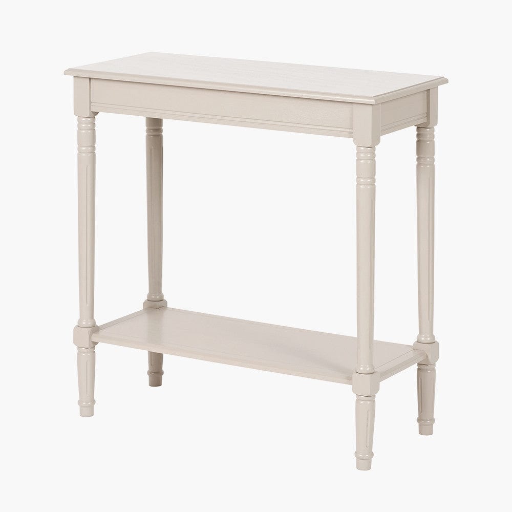 Heritage Putty Pine Wood Console Table – House of Isabella UK