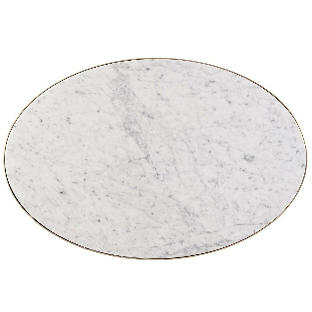 Gennaro Oval Marble Coffee Table– House of Isabella UK