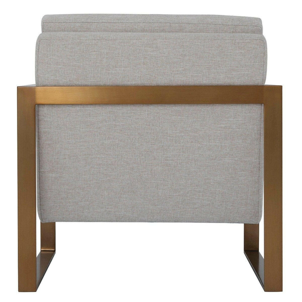 Ta Studio Club Chair Bower in Matrix Marble with Brass Leg– House of ...