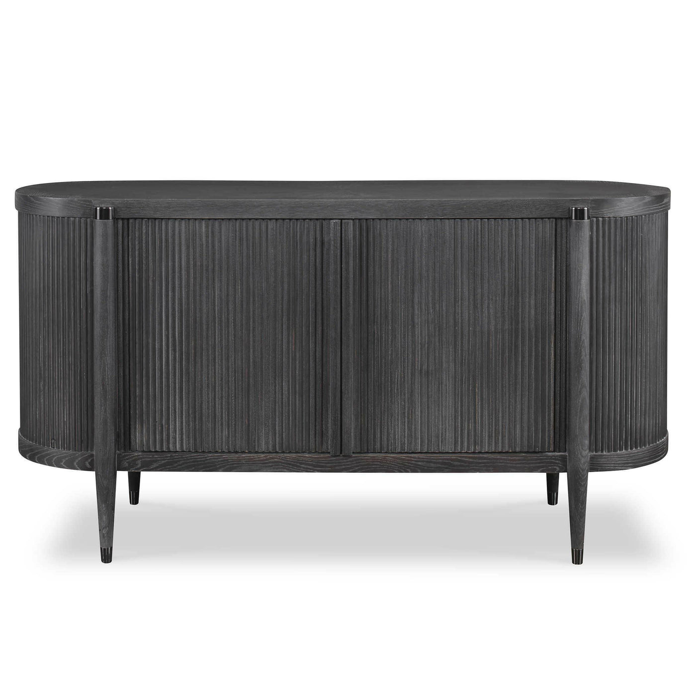Tambour Cabinet - Black Ceruse– House of Isabella UK