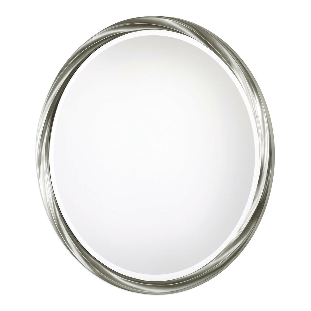 Orion Silver Round Mirror– House of Isabella UK