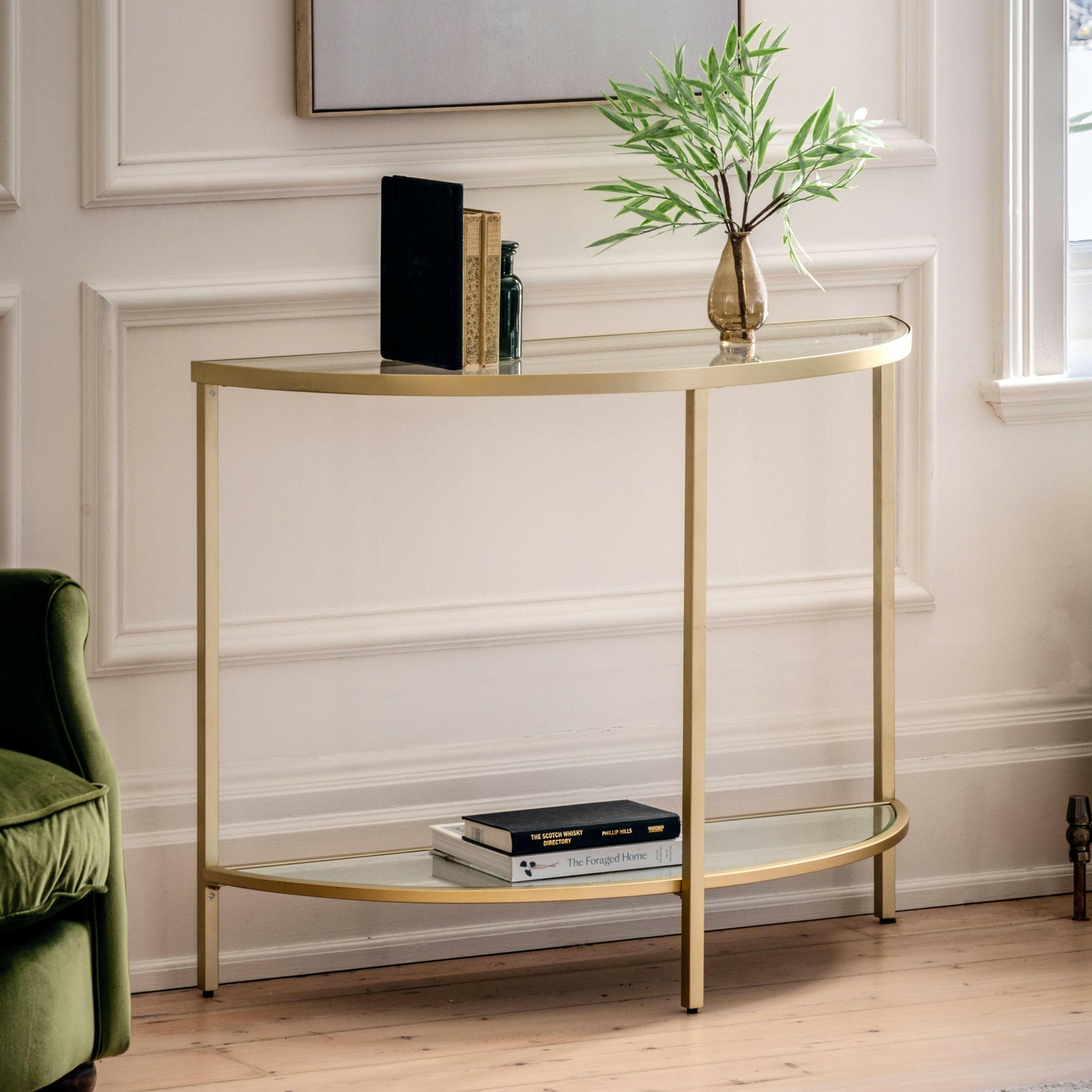 Castlederg Console Table - Champagne– House of Isabella UK