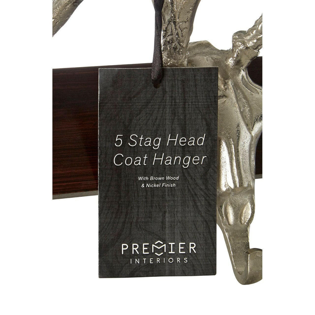 5 Stag Head Hanger– House of Isabella UK