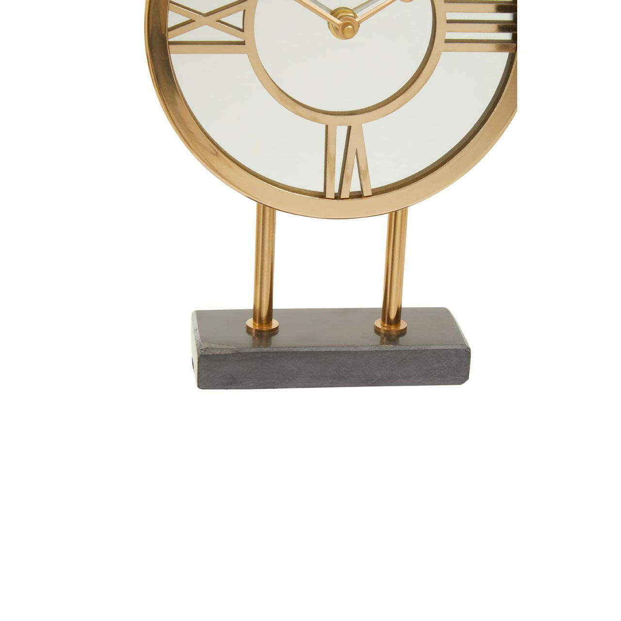 Mateo Black Marble Base Clock– House of Isabella UK