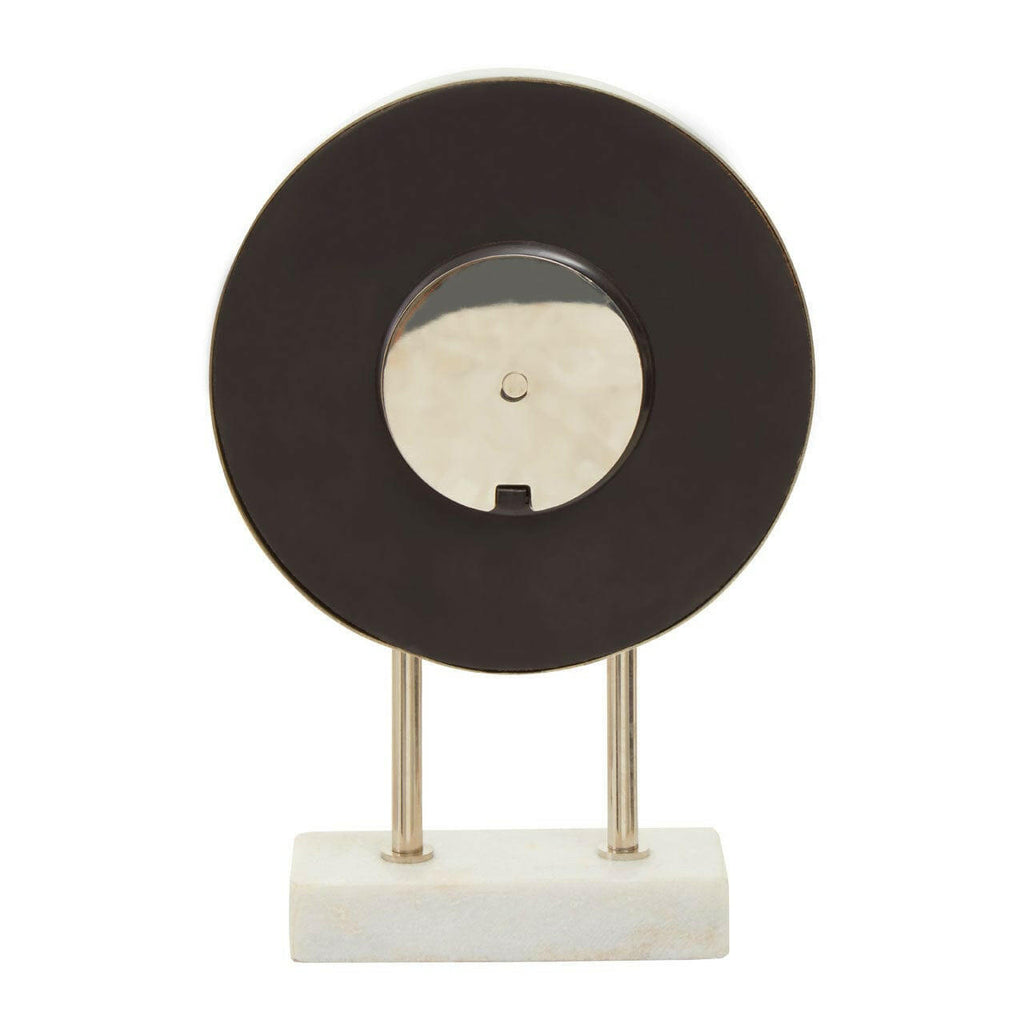 Mateo White Marble Base Clock– House of Isabella UK