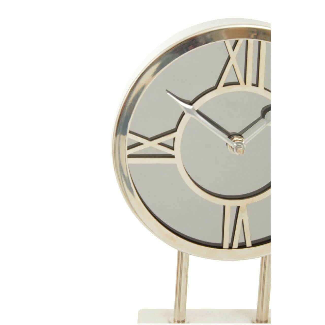 Mateo White Marble Base Clock– House of Isabella UK