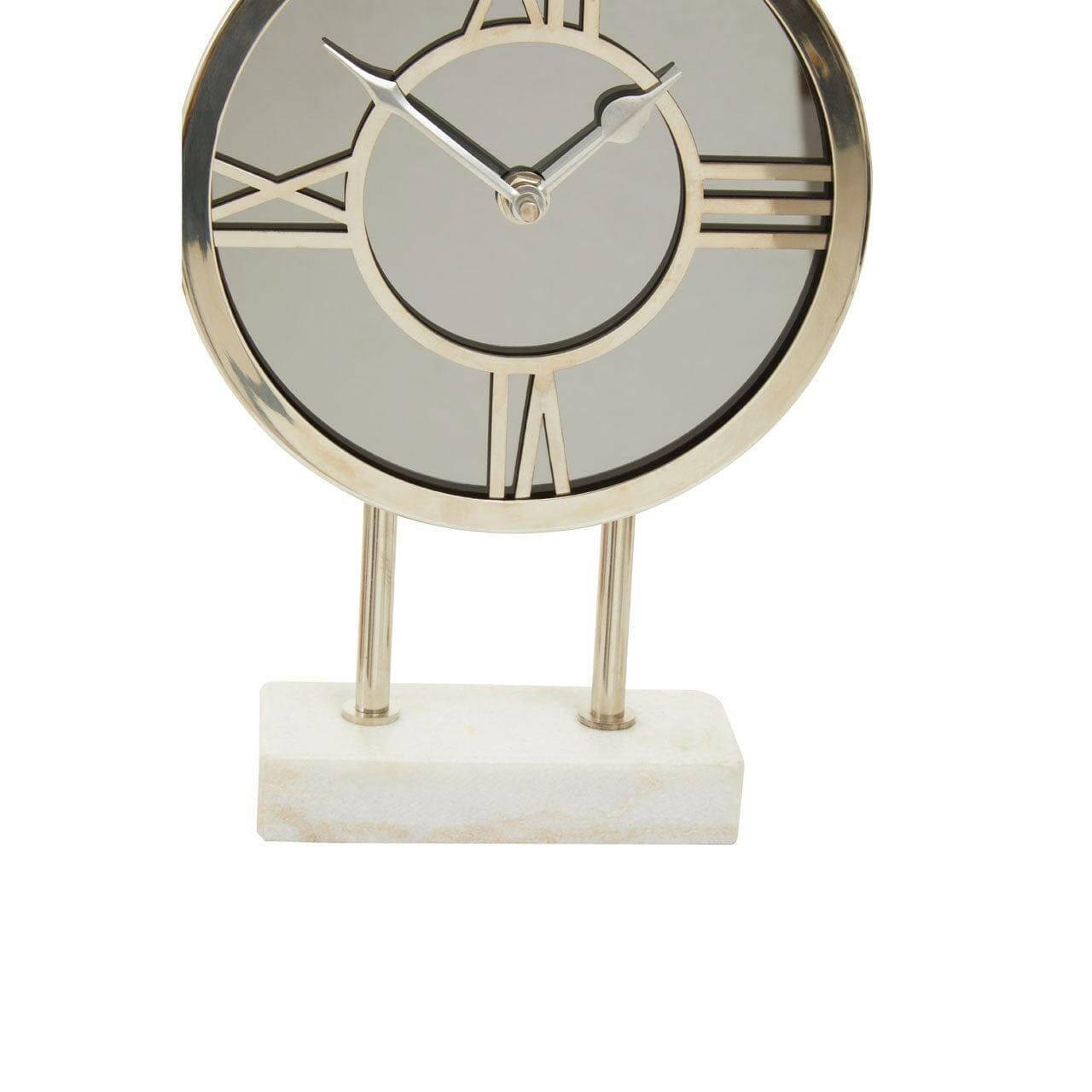 Mateo White Marble Base Clock– House of Isabella UK