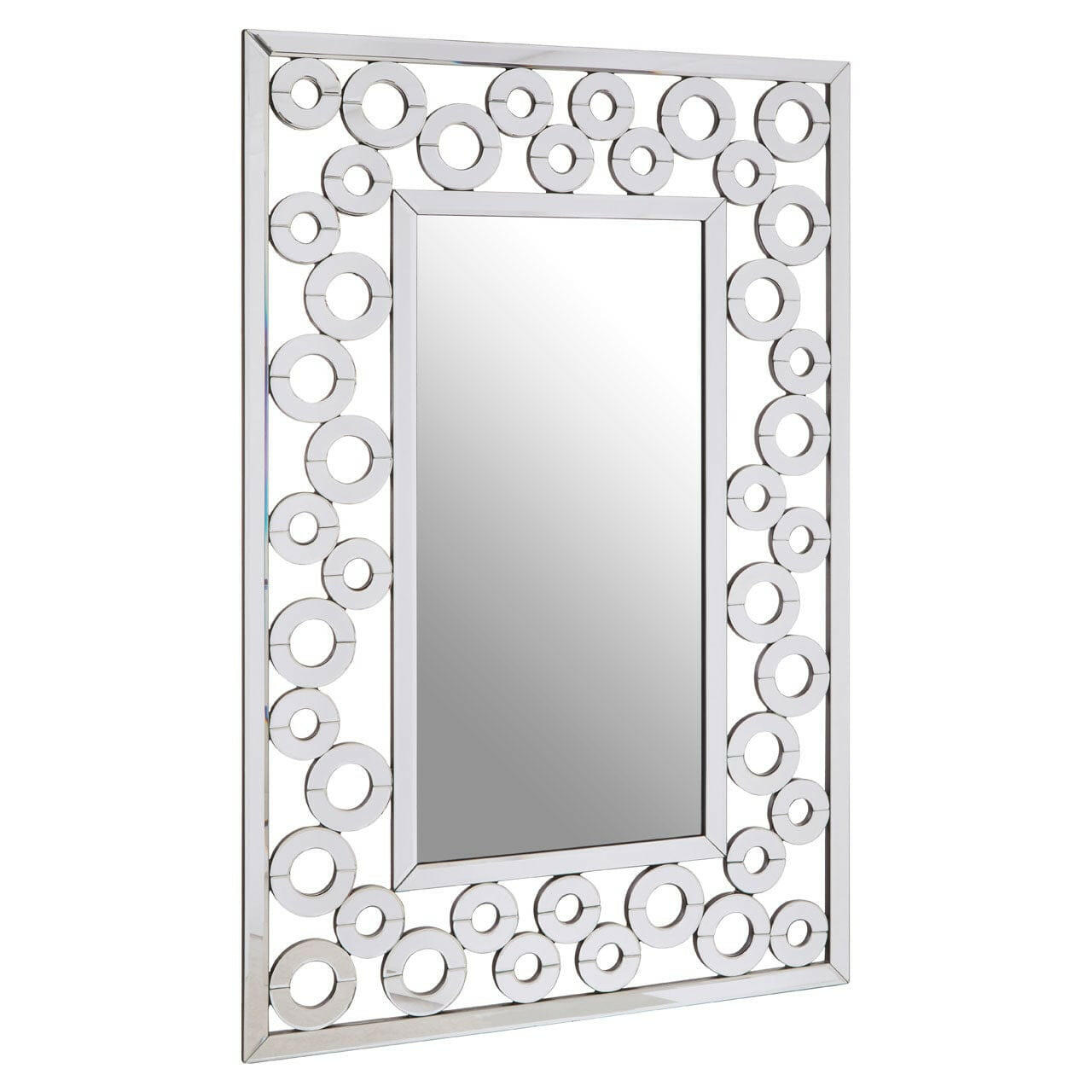 Puzzle Wall Mirror With Scrolled Frame– House of Isabella UK