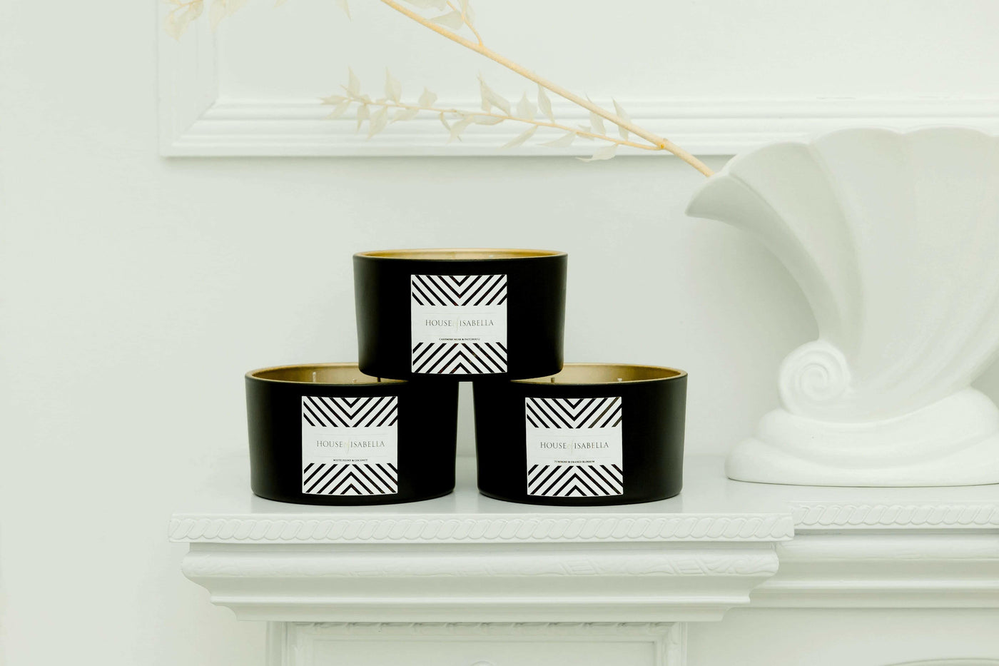 Luxury Scented 3-Wick Candle Cashmere Musk & Patchouli– House of ...