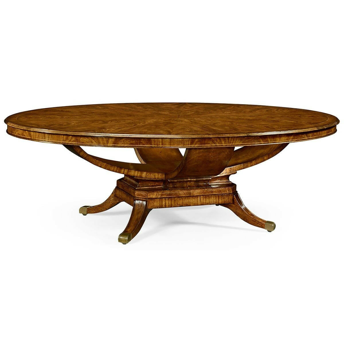Biedermeier Oval Walnut Dining Table– House of Isabella UK