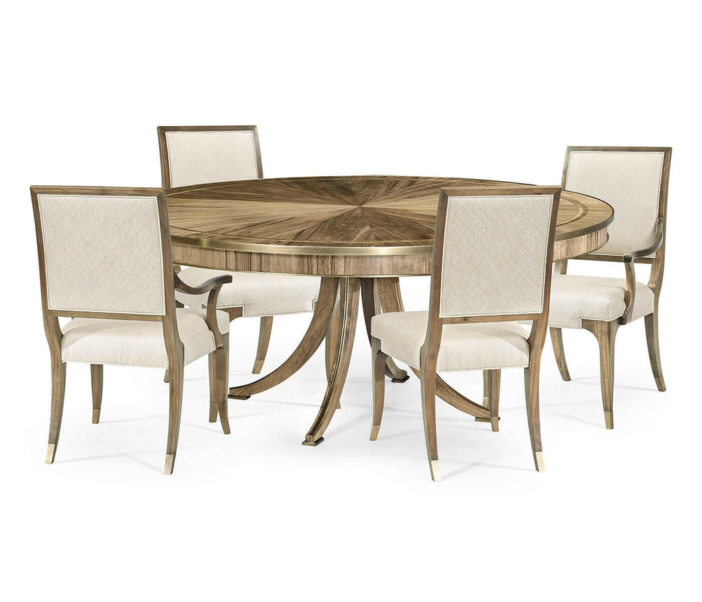 Jonathan Charles Golden Amber Round Dining Table– House of Isabella UK
