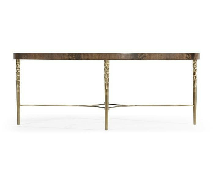 Jonathan Charles Bleached Mahogany Oval Coffee Table– House of Isabella UK