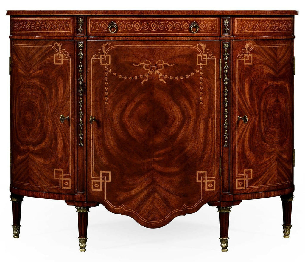 Jonathan Charles Demilune Cabinet Neoclassical in Mahogany– House of ...
