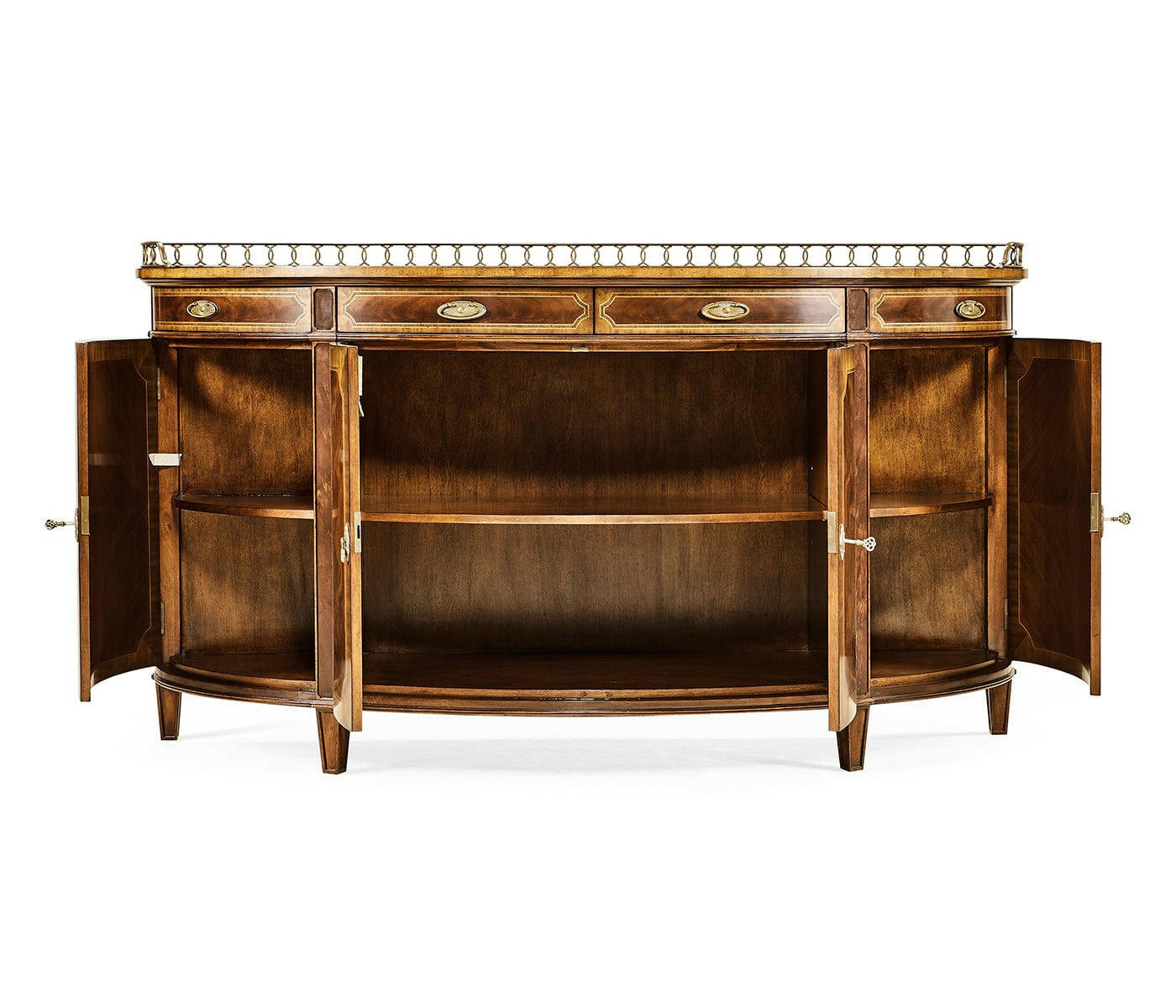 Jonathan Charles Large Demilune Sideboard Georgian– House of Isabella UK