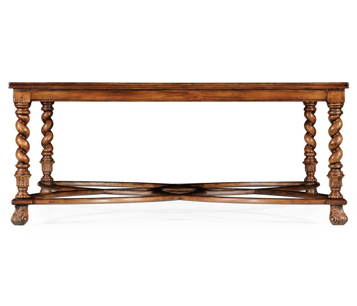 Jonathan Charles Large Square Coffee Table Oyster - Glass Top – House ...