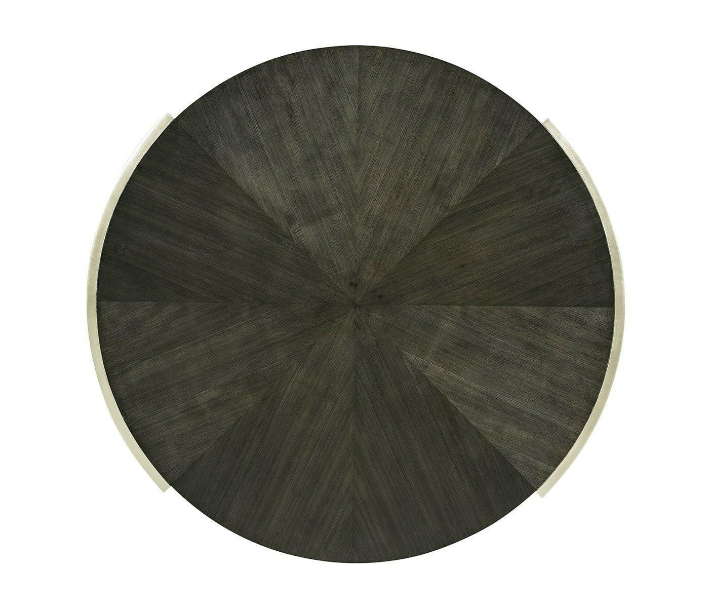 Jonathan Charles Round Coffee Table in Dark Grey Walnut – House of ...