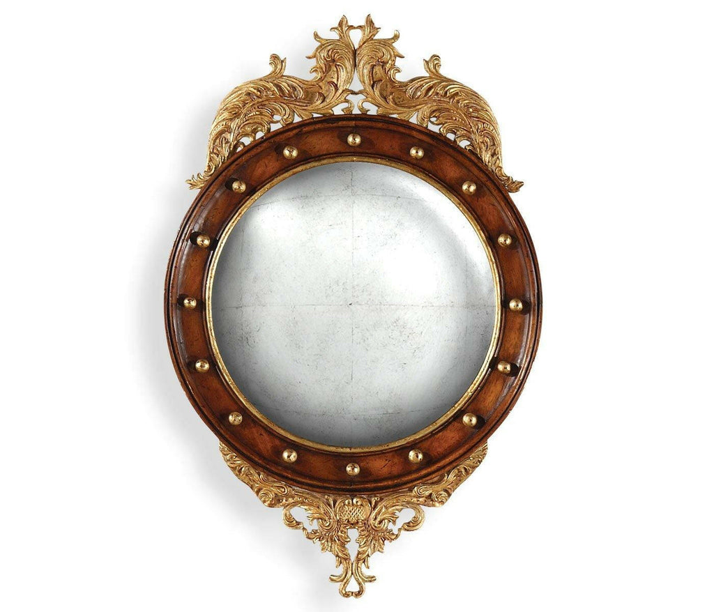 Jonathan Charles Convex Mirror Monarch in Eglomise - Small– House of ...