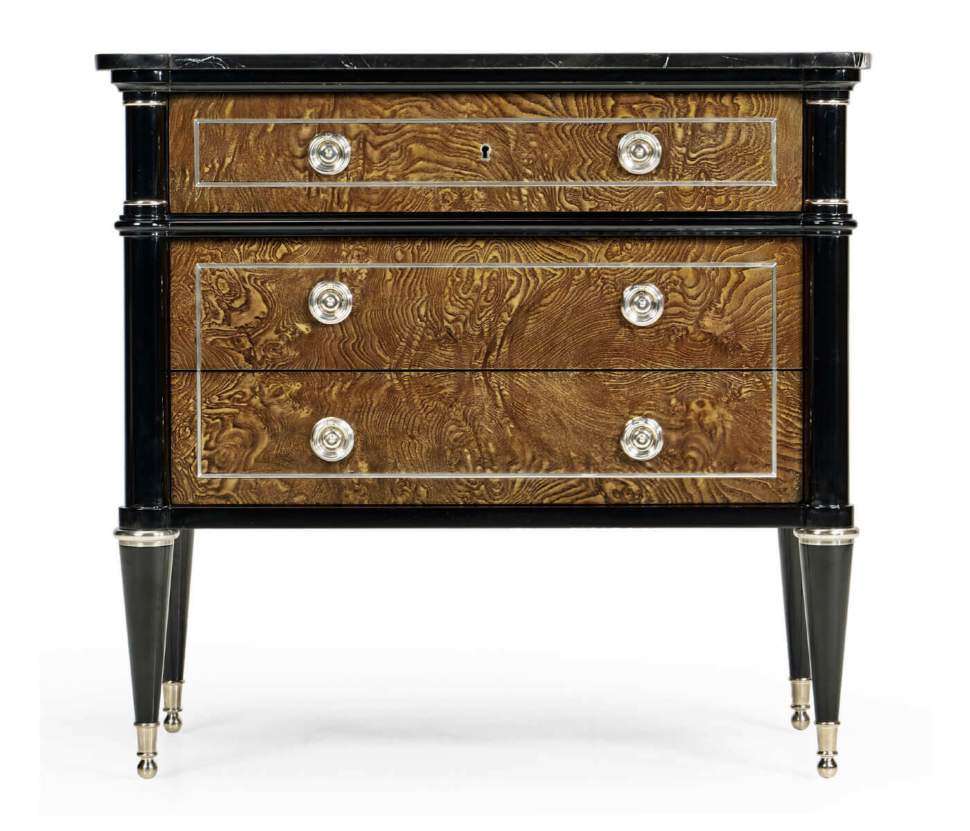 Jonathan Charles Wisconsin Bedside Table with Marble Top– House of ...