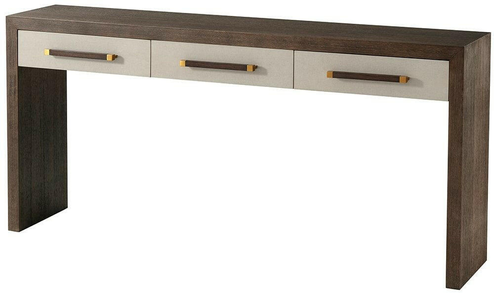 Ta Studio Console Table Isher 3 Drawer in Cardamon– House of Isabella UK