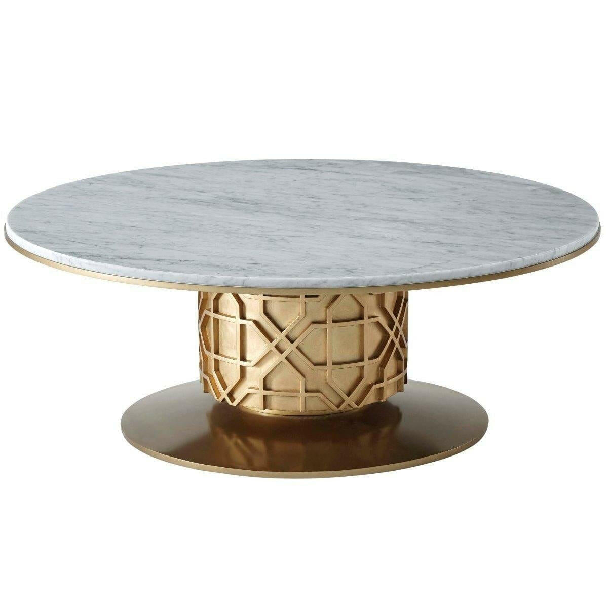 Theodore Alexander Colter Coffee Table in Marble– House of Isabella UK
