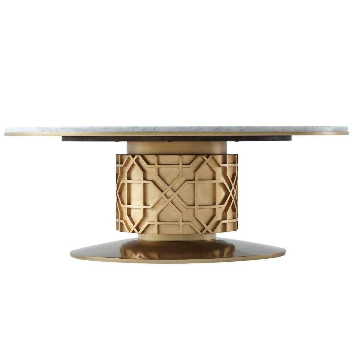 Theodore Alexander Colter Coffee Table in Marble– House of Isabella UK