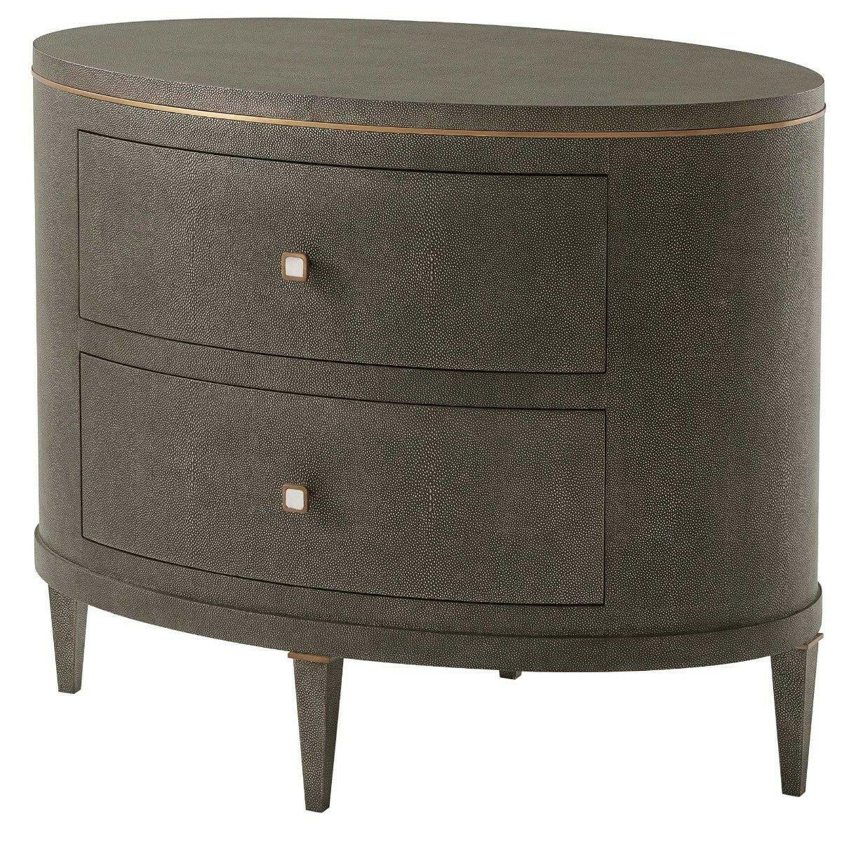 Ta Studio Bedside Table Eli in Tempest & Brushed Brass– House of ...