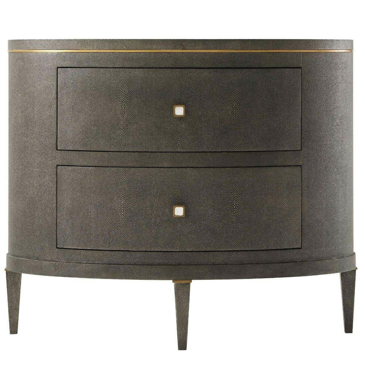 Ta Studio Bedside Table Eli in Tempest & Brushed Brass – House of ...