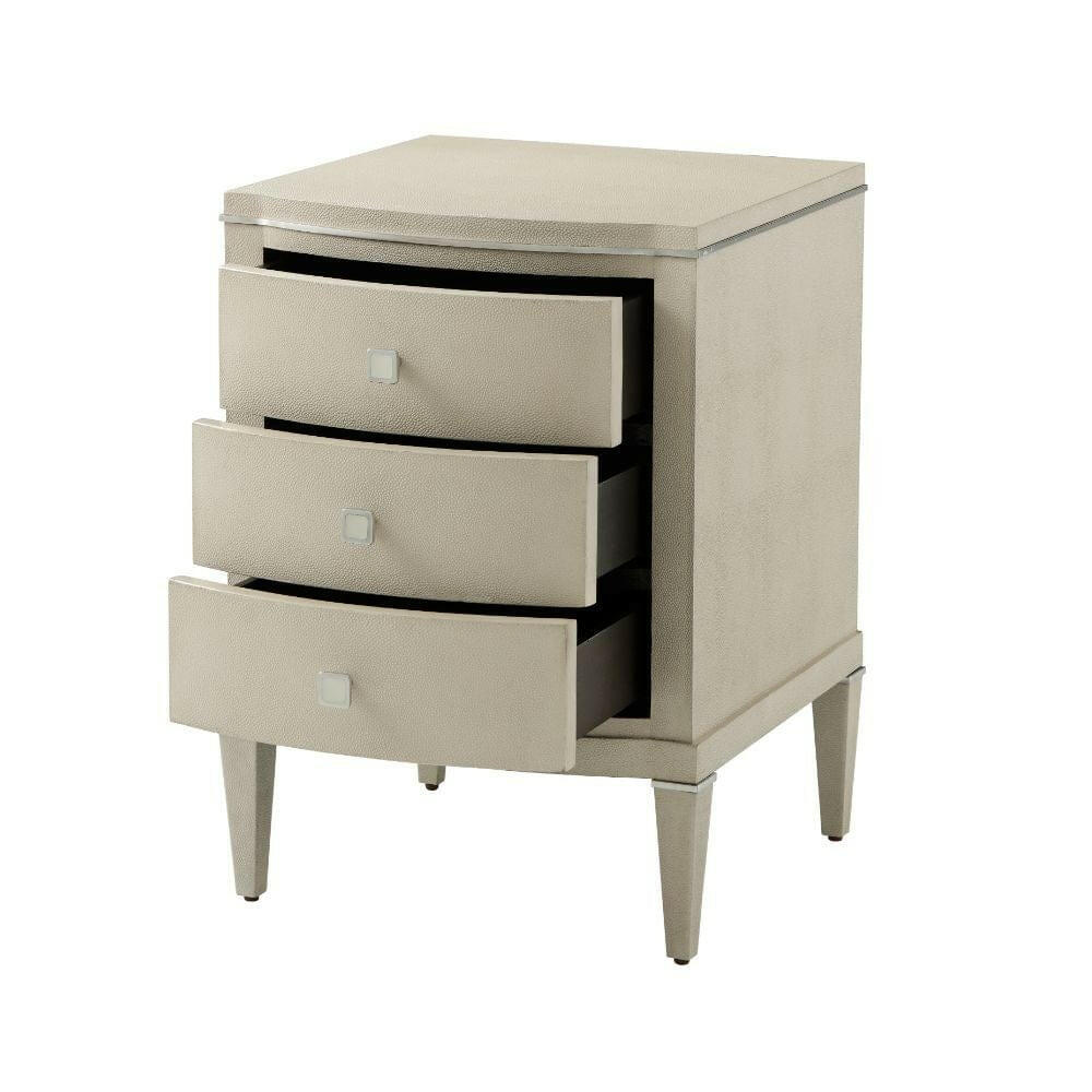 Ta Studio Overcast Shagreen Bedside Table– House of Isabella UK