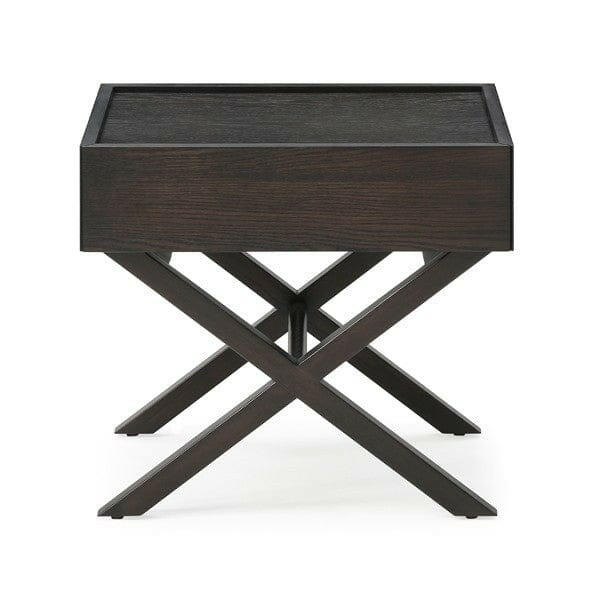 Colonial Night Stand - Smoke Oak– House of Isabella UK